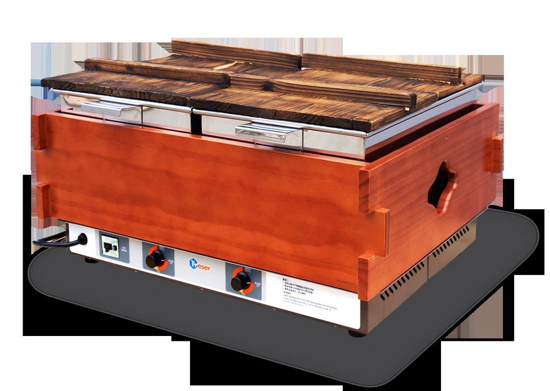 32 Grids Kanto Cooking Machine , Oden Tank Fast Food Cooker Gas Type ...